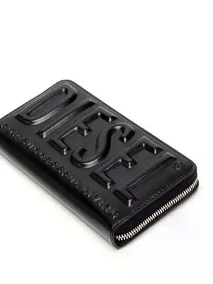DIESEL® Dsl-3d Logo-embossed Leather Wallet