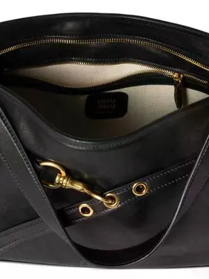 Miu Miu Aventure Shoulder Bag - Black