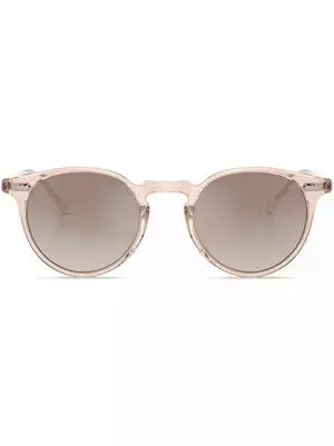 Oliver Spencer Round-frame Tinted-lenses Sunglasses - Red