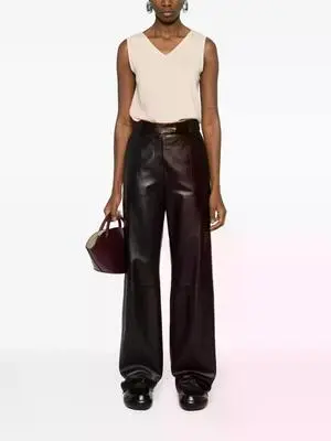 Fabiana Filippi Georgette-crepe Top
