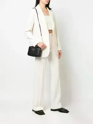 Patrizia Pepe Logo-plaque Leather Crossbody Bag