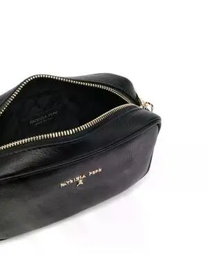 Patrizia Pepe Logo-plaque Leather Crossbody Bag