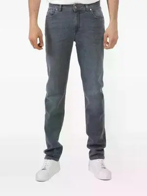 BARMAS Tapered Cotton Jeans - Grey