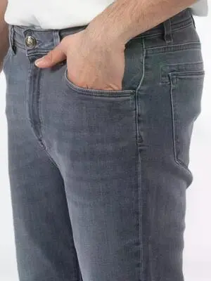 BARMAS Tapered Cotton Jeans - Grey
