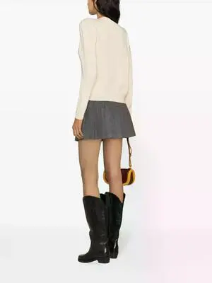 GANNI Mix Merino-cashmere Jumper