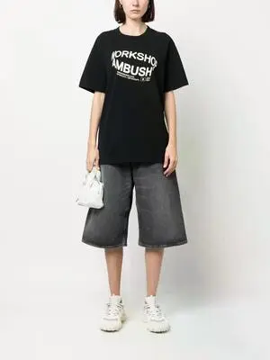 AMBUSH Logo-print T-shirt - Black