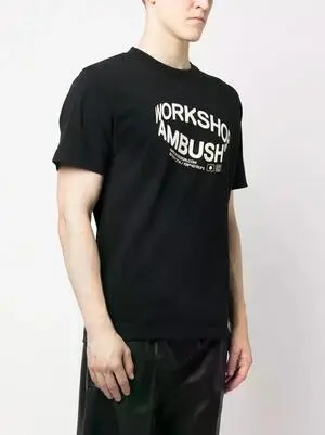 AMBUSH Logo-print T-shirt - Black