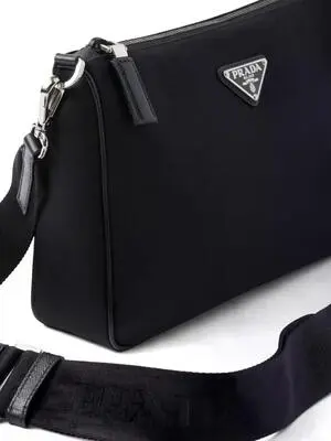 Prada Re-nylon Messenger Bag With Saffiano Leather Trim
