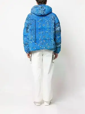 Khrisjoy Paisley-print Corduroy Padded Jacket
