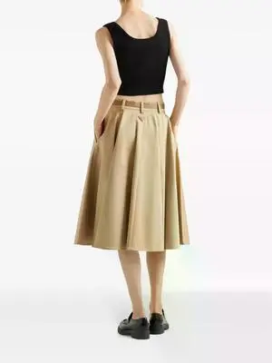 Prada Chino Midi Skirt