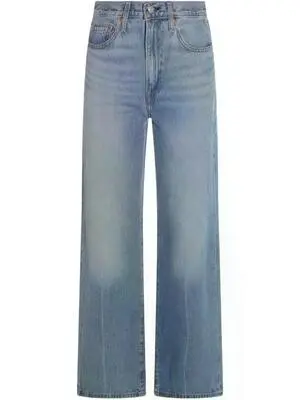 LEVI'S Ribcage Wide-leg Jeans - Blue