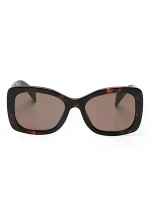 Prada Square-frame Sunglasses - Brown