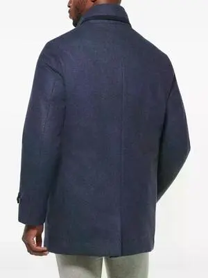 NORWEGIAN WOOL Down-lined Virgin Wool Coat