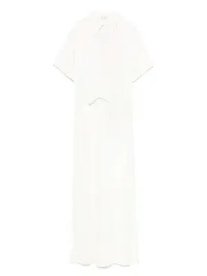 Brunello Cucinelli Short-sleeve Maxi Dress