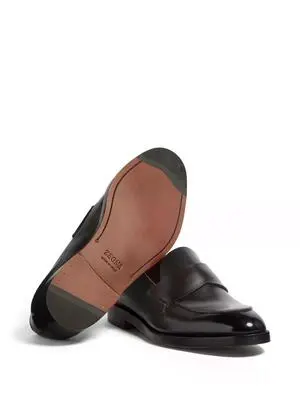 Zegna Torino Leather Loafers