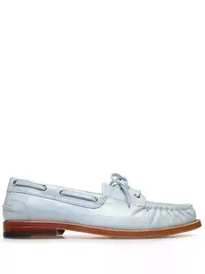 Bally Rimion Crocodile-effect Loafers - Blue