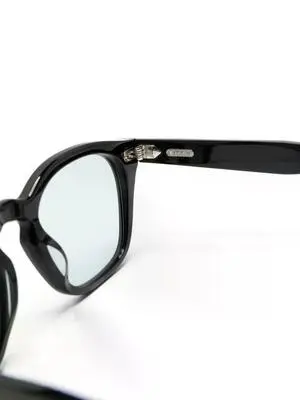 Oliver Spencer Square Frame Eyeglasses - Black