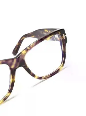 TOM FORD Square-frame Glasses - Brown