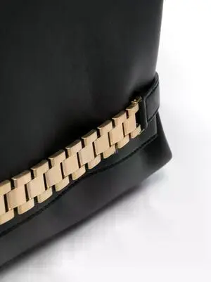 Victoria Beckham Mini Chain Pouch Leather Clutch