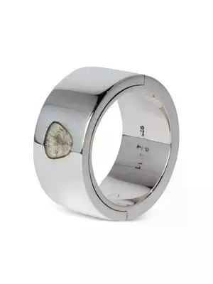 PARTS OF FOUR Sistema Sterling Diamond Ring - Silver