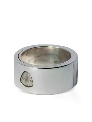 PARTS OF FOUR Sistema Sterling Diamond Ring - Silver