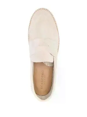 SCAROSSO Diego Suede Espadrilles - Neutrals