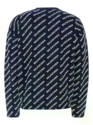 Balenciaga Mini Allover Logo Jumper