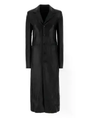 Balenciaga Leather Coat
