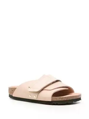 BIRKENSTOCK Kyoto Leather Sandals - Neutrals
