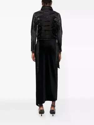 Balenciaga Lace-up Denim Jacket