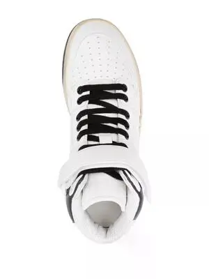 Saint Laurent Lax Leather Sneakers - Black