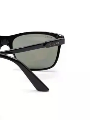 Gucci Square-frame Sunglasses - Black