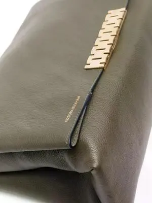 Victoria Beckham Jumbo Chain Leather Pouch