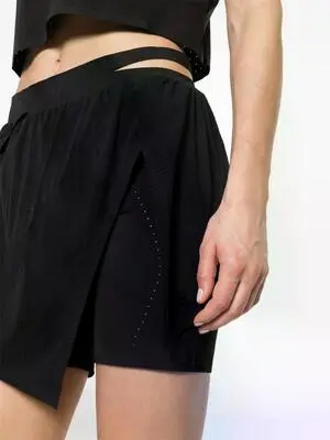 Y3 Logo-printed Mesh Skort