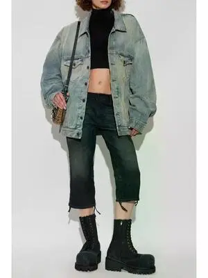 Balenciaga Denim Shorts