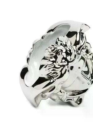 Versace Medusa Head Vase - Silver
