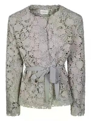 P.a.r.o.s.h Lace Jacket With Tie Waist