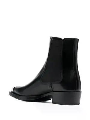 Alexander McQueen Toe-cap 35mm Leather Boots