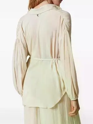 TWINSET Belted Shirt With Tassel Detail