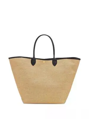 Longchamp Le Pliage Large Woven Straw Tote