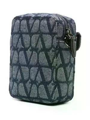 Valentino Garavani Locò Denim Messenger Bag
