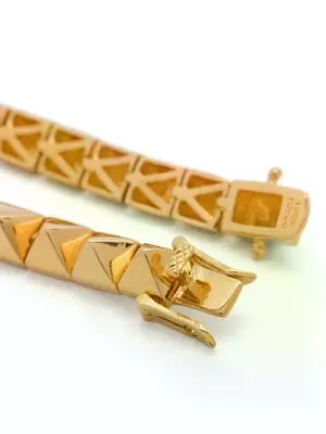 Eddie Borgo 12kt Vermeil Pyramid Bracelet