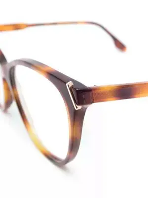 Victoria Beckham Cat-eye Tortoiseshell-effect Acetate Eyeglasses