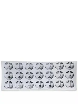 FORNASETTI Graphic-print Rectangular Tray