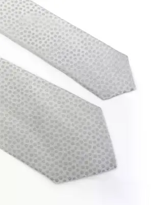 Tagliatore Patterned-jacquard Tie - Neutrals