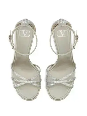 Valentino Garavani Embellished Platform Sandals