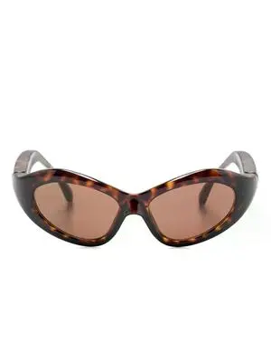 Balenciaga Orbit Cat Sunglasses - Brown