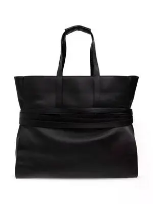 Moschino Leather Tote Bag - Black