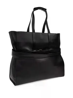 Moschino Leather Tote Bag - Black