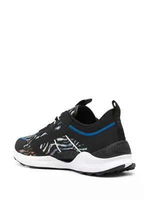 Just Cavalli Tiger-print Running Sneakers